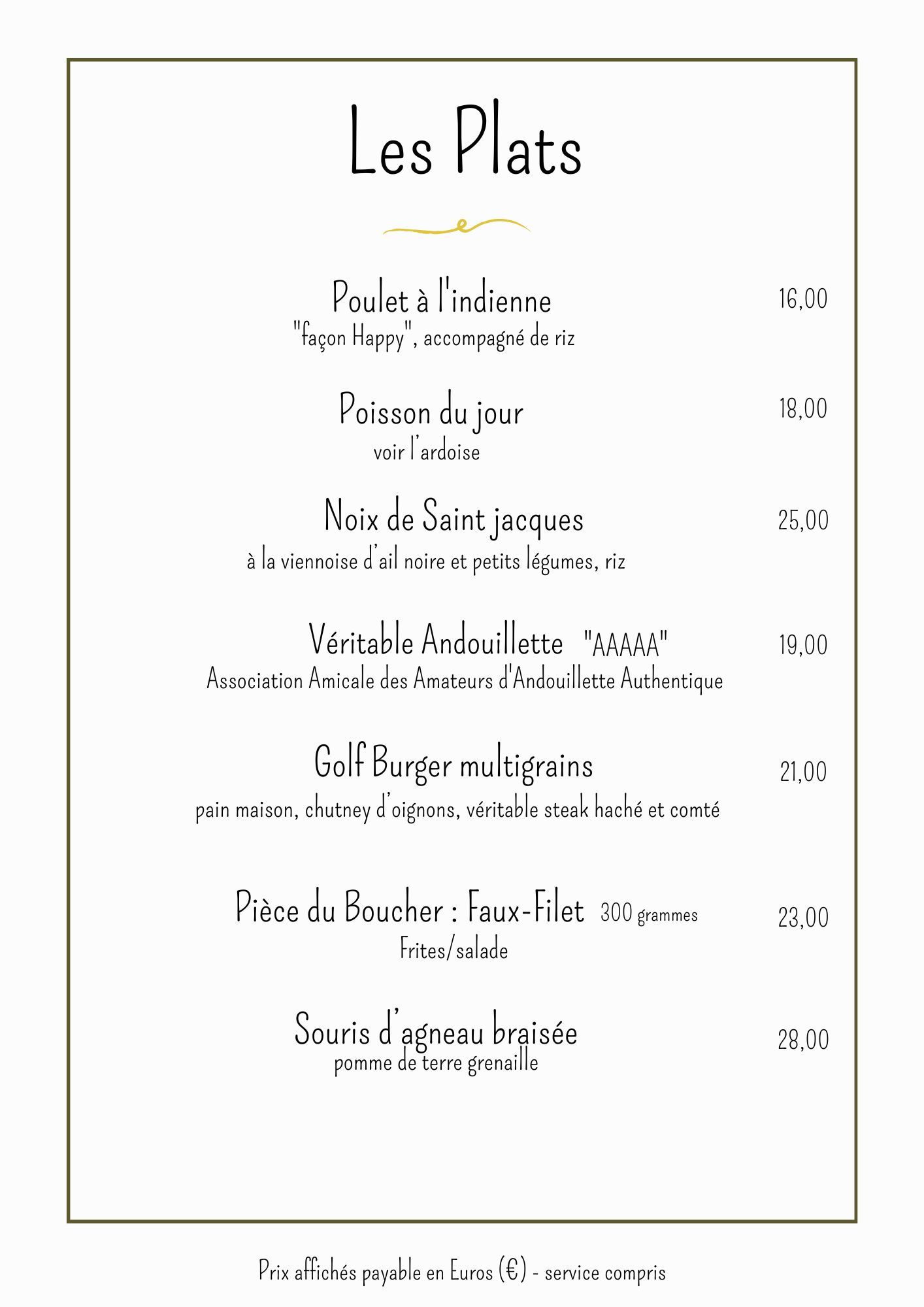Golf de Forges les Bains - Restaurant
